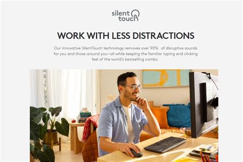 Logitech Mk295 Silent Wireless Keyboard And Mouse Combo Silenttouch Technology Advanced