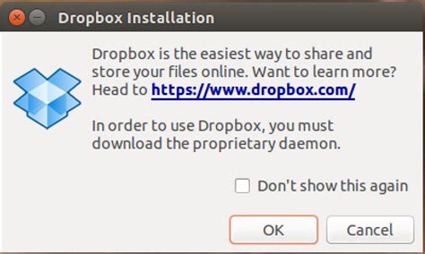 add dropbox to my ubuntu linux system