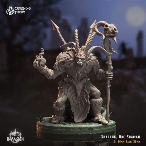 3d Printable Sharruk Orc Shaman By Crippled God Foundry 3d Printable Sharruk Orc Shaman By Crippled God Foundry
