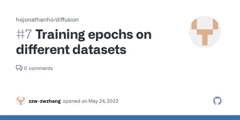 training epochs on different datasets · issue 7 · hojonathanho