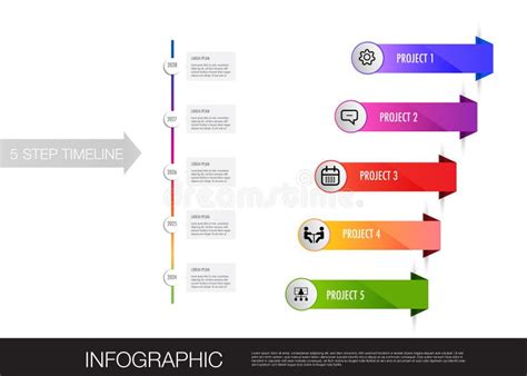 Infographic Template 5 Steps Of Adkar Model Stock Illustration Illustration Of Reinforcement