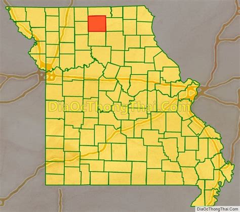 Map Of Sullivan County Missouri Thong Thai Real