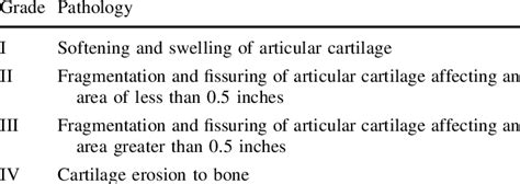 Outerbridge Classification 25 Download Scientific Diagram