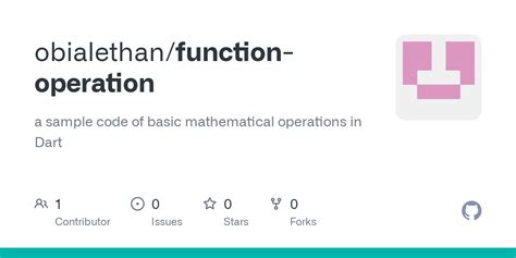 Function Operationfunctionoperationdart At Master · Obialethanfunction Operation · Github