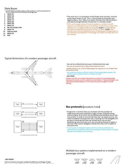 04 Data Buses Pdf Bit Rate Avionics