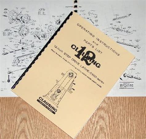 Clausing 12 5900 Series Step Pulley Metal Lathe Instruction And Part Manual Ozark Tool Manuals