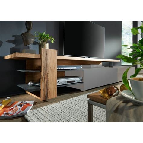 Rehausse De Meuble Tv 160x50x53cm Bois De Chêne Lombard Huilé Bois