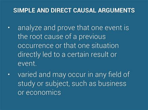 Cause And Effect Arguments By Mary Petty