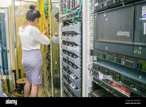 Network Server Room Routers Hi Res Stock Photography And Images Alamy