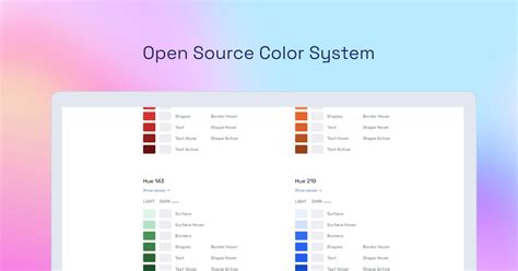 Open Source Color System