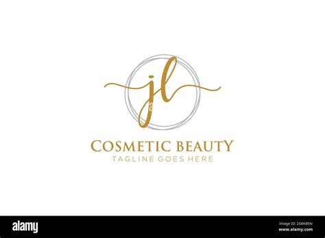 Jl Feminine Logo Beauty Monogram And Elegant Logo Design Handwriting Logo Of Initial Signature