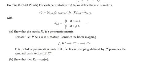 solved exercise 2 2 3 points for each permutation σ∈sn we