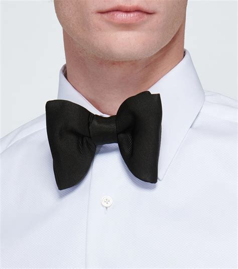 Tom Ford Silk Grosgrain Large Evening Bow Tie In Black For Men Lyst