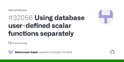 using database user defined scalar functions separately · issue 32056