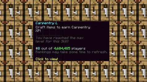 How I Got Carpentry 50 Hypixel Skyblock Youtube