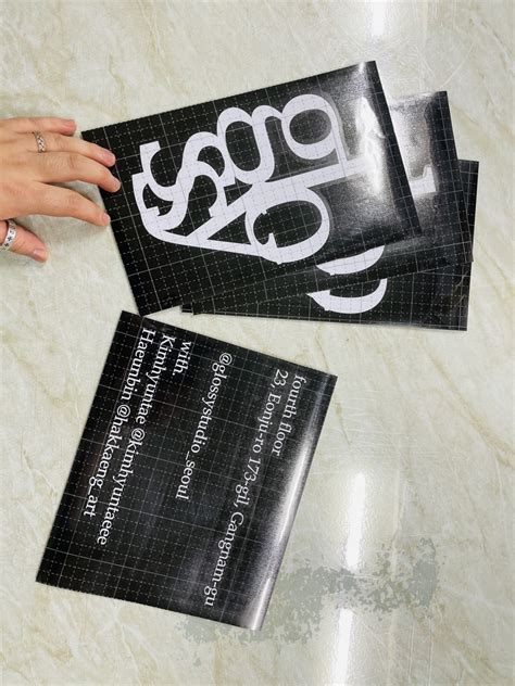 거울 가게 로고 포인트 엣지 시트지 시트컷팅 스티커 인스타그램 알림 창 문 유리 커팅 레터링 인스타그램 주소