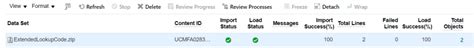Hdl Sample File To Load Extended Lookup Codes
