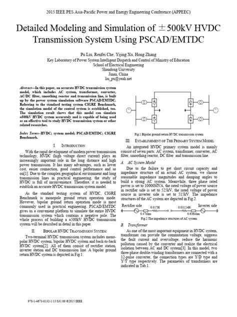 4 detailed modeling and simulation of 500kv hvdc pdf high voltage