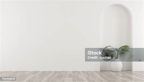 꽃병에 녹색 식물흰색 방과 아치 벽 디자인의 3d 자극 최소한의 디자인의 관점 설명 0명에 대한 스톡 사진 및 기타 이미지 0명 3차원 형태 가구 Istock