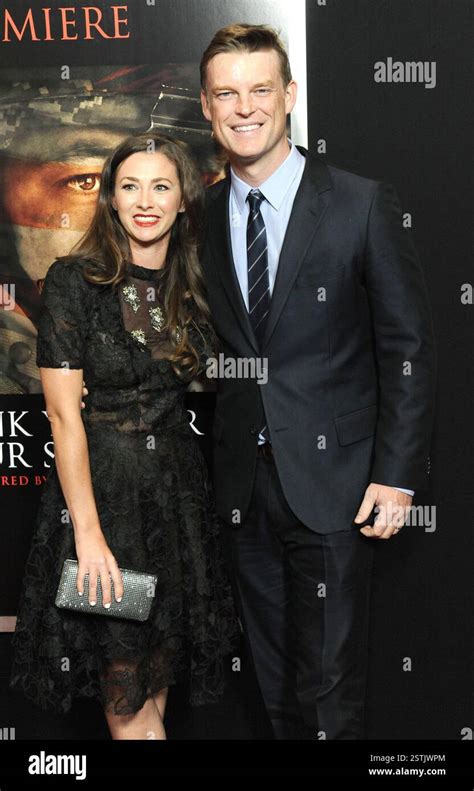 Brad Beyer Arriving At The Premiere Of Thank You For Your Service At
