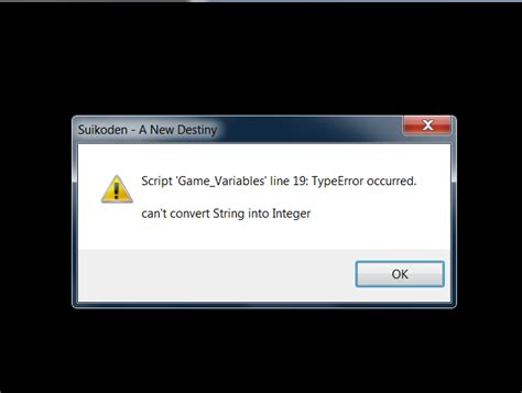 Cant Convert String Into Integer Errorbut Not Always Rpg Maker Forums