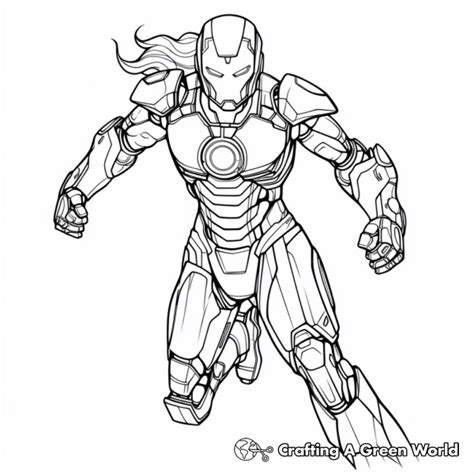 Iron Man Coloring Pages Free And Printable