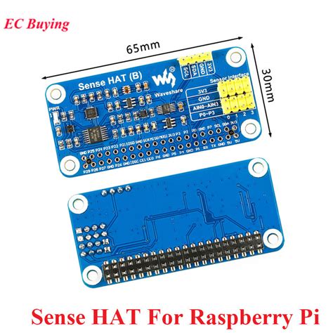 Jual Jets Sense Hat B Adc Temperature Sensor Module Shield Expansion Board For Rpi Raspberry