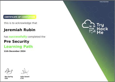 Cybersecurity Tryhackme Ethicalhacking Networking Linux Websecurity