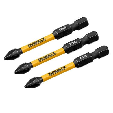 Dewalt Flextorq 14 In X 2 In Phillips Impact Driver Bit 3 Piece In
