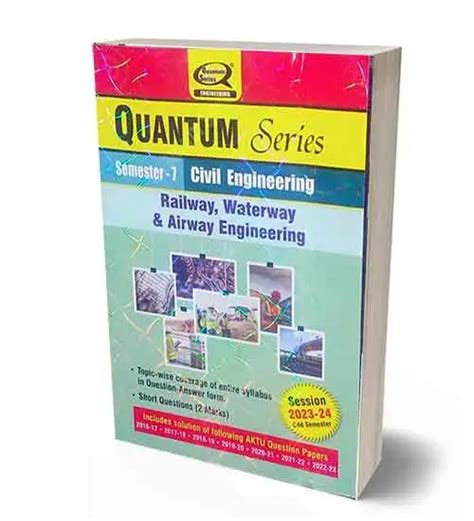 Quantum Series B Tech Semester 7 Civil Engineering Railway