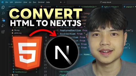 สอนแปลง Html Template เป็น Nextjs ดูจบบรรลุ 😎💯 Youtube