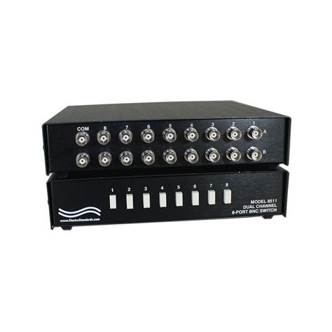 Model 8511 Dual Channel 8 Port BNC Switch Manual Desktop