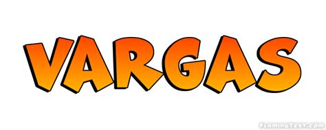 Vargas Лого Бесплатный инструмент для дизайна имени от Flaming Text
