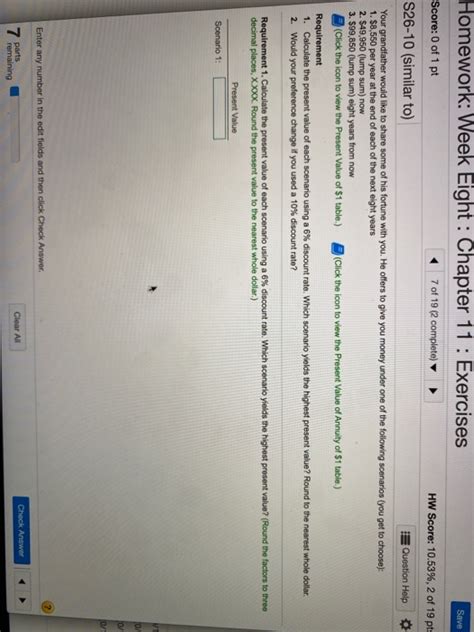 Solved Save Homework Week Eight Chapter 11 Exercises