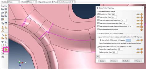 geometry cleanup in abaqus cae from a mess to a mesh fidelis