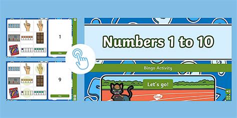 👉 Numbers 1 To 10 Eyfs Maths Bingo Game Twinkl