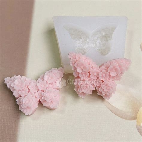 Flower Butterfly Silicone Mold Cute Butterfly Candle Mold Scented