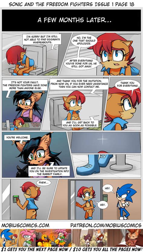 Sonic And The Freedom Fighters Issue 1 Page 18 By Mobius Comics On