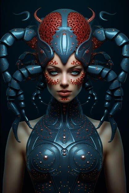 Premium Photo Girl In The Shape Of Zodiac