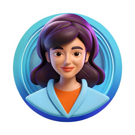 AI Generated User Web Icon Symbol D Isolated On Transparent Background PNG