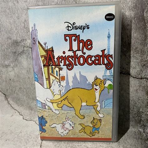 Walt Disney Vhs Film The Aristocats Vintage Vhs Rare Artwork £995