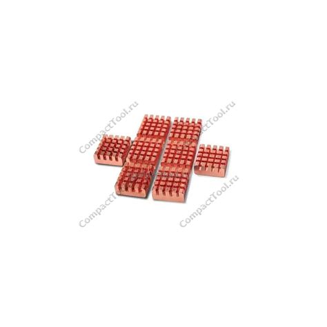 Медный Радиатор для Raspberry Pi