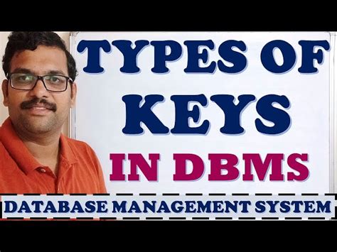 Free Video Types Of Keys In DBMS Super Key Candidate Key Primary Key Foreign Key