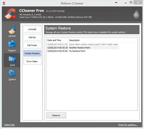 How To Delete An Individual System Restore Point Tech Advisor