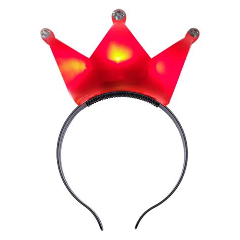 Party Decor Light Up Princess Crown Led Headband Flashing Accessories Headwear Eur