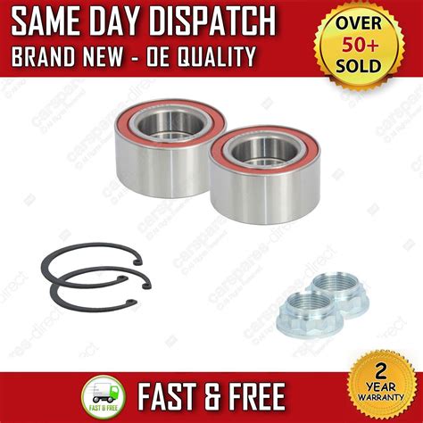 Bmw 1 Series Rear Wheel Bearings E81 E87 E88 2004 2013 Kit Pair X2 Ebay