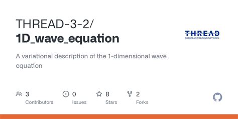 Github Thread 3 21dwaveequation A Variational Description Of The