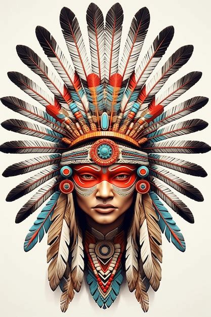 Premium Ai Image Apache Illustration