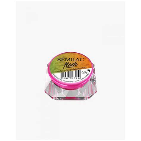 Semilac Flash Galaxy Gingerandgreen 662 Semilac Ie