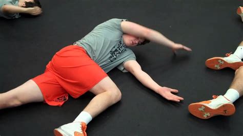 Lying T Spine Rotation Youtube